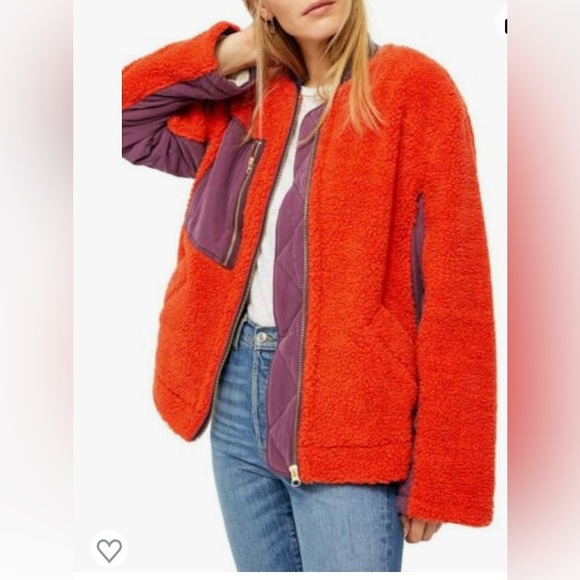Free People | Jackets & Coats | Free People Rivington Sherpa Jacket ...